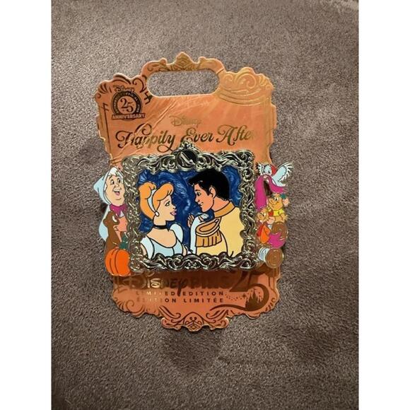 Disney | Other | Disney Happily Ever After 25th Anniversary Limited Edition 240 Pin Cinderella ...